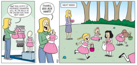 Okay, granted I haven’t bought a girl’s dress in my life, but… | Comics ...