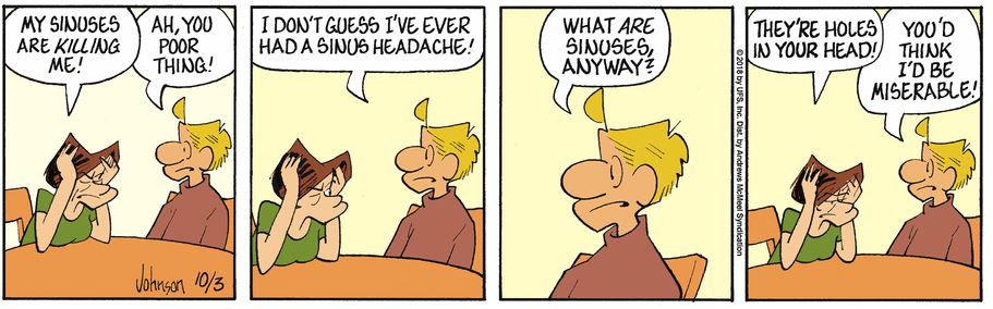 Because… he doesn’t have holes in his head?? | Comics I Don't Understand