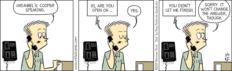 Unless he’s working at the 7-Eleven… | Comics I Don't Understand