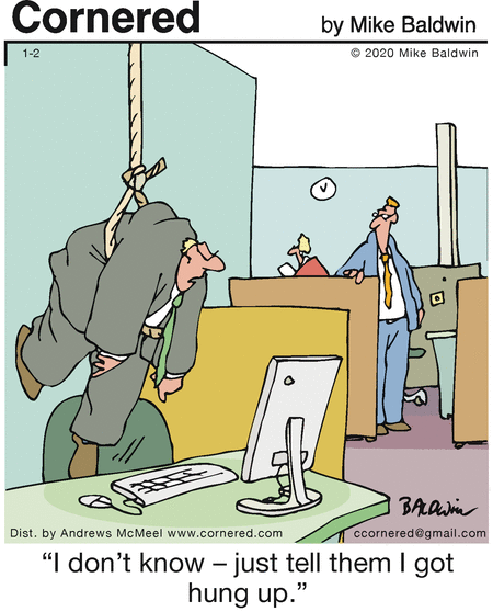 Yes, he’s literally hanging; but what’s the joke? | Comics I Don't ...