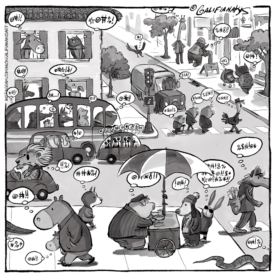 A town full of grawlix | Comics I Don't Understand