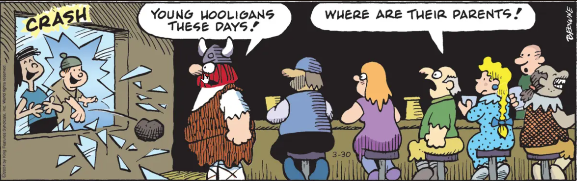 Hagar meets some hooligans | Comics I Don't Understand