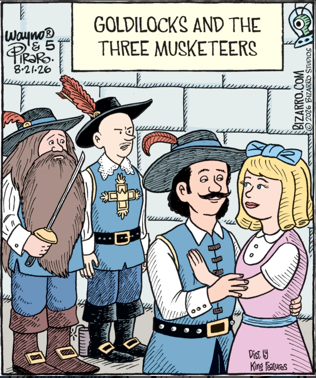 Sunday Funnies – LOLs – September 6, 2026 | Comics I Don't Understand